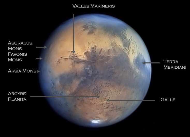 Les 2 meilleures photos de la planète Mars prises depuis la Terre