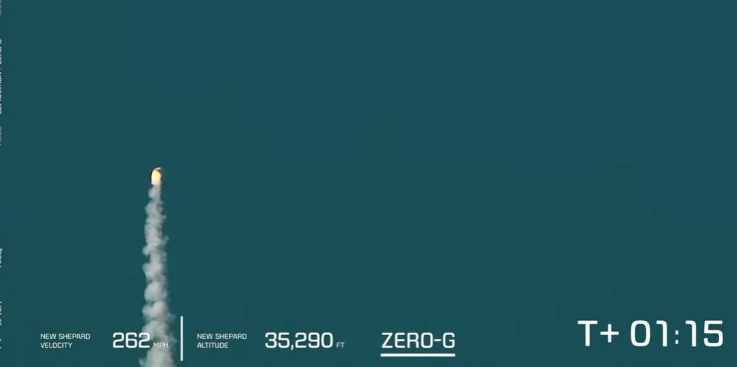 La fusée New Shepard essuie son premier échec de vol suborbital | Ciel ...